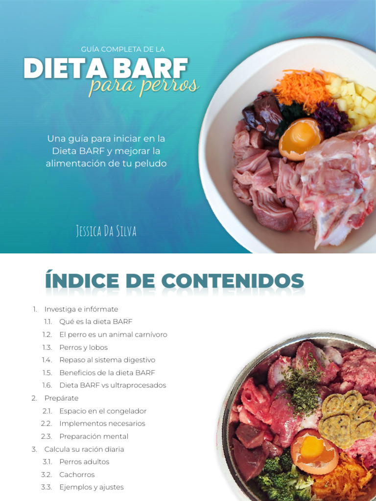 Guía Completa de la Dieta BARF para Perros | PDF | Digestión | Alimentos