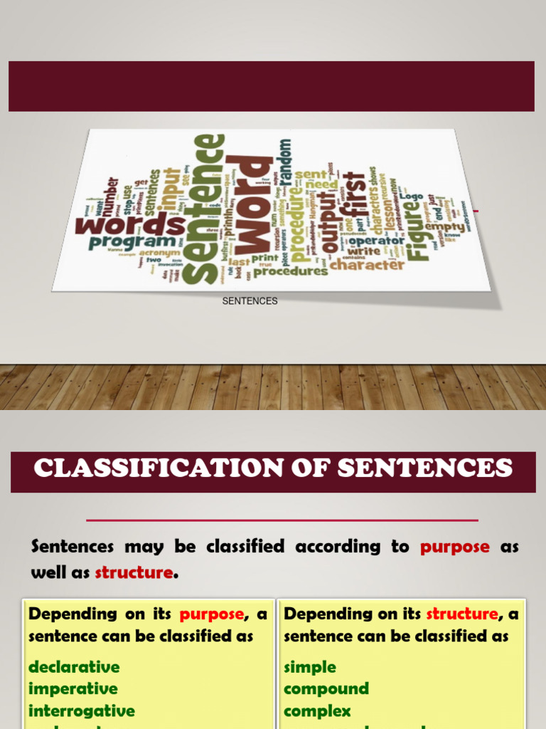Sentence Types and Structures Guide | PDF | Sentence (Linguistics ...