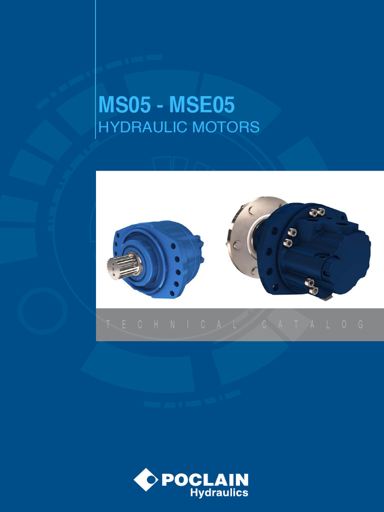 MS05 - MSE05: Hydraulic Motors | PDF | Brake | Axle