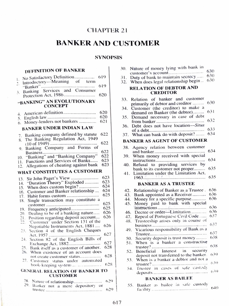 Banker Customer Relationship | PDF