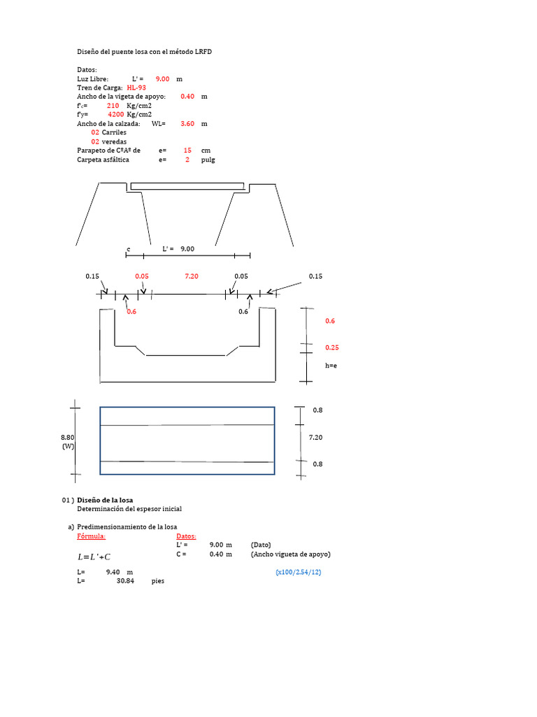 Diseño De Puente Metodo Lrfd Pdf
