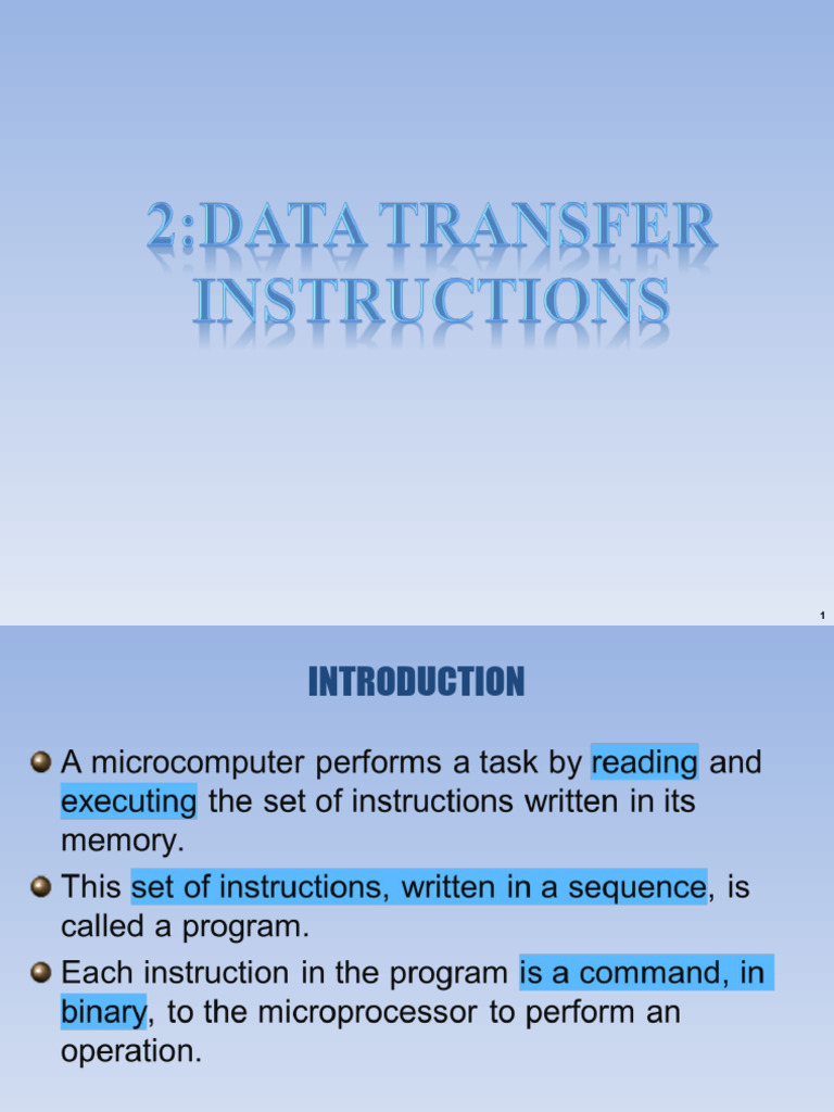 2-Data Transfer | PDF | Input/Output | Computer Engineering