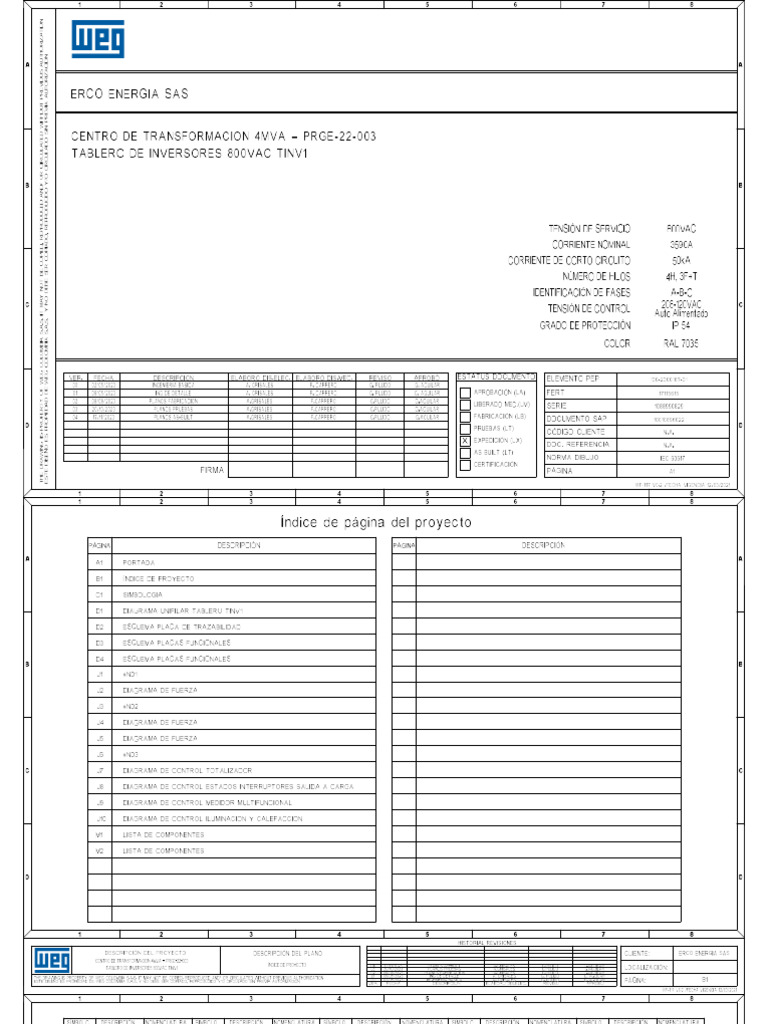 10010896022-Acq-Elec-Tablero Inv1 Numbana 4mva-04 | PDF