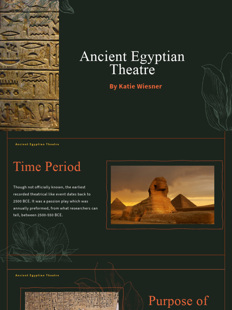 Ancient Egyptian Theatre Overview | PDF | Osiris | Theatre