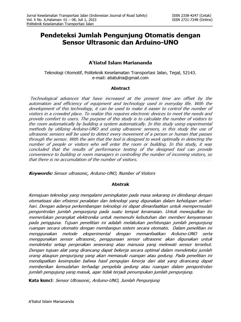Jurnal Mikrokontroler | PDF