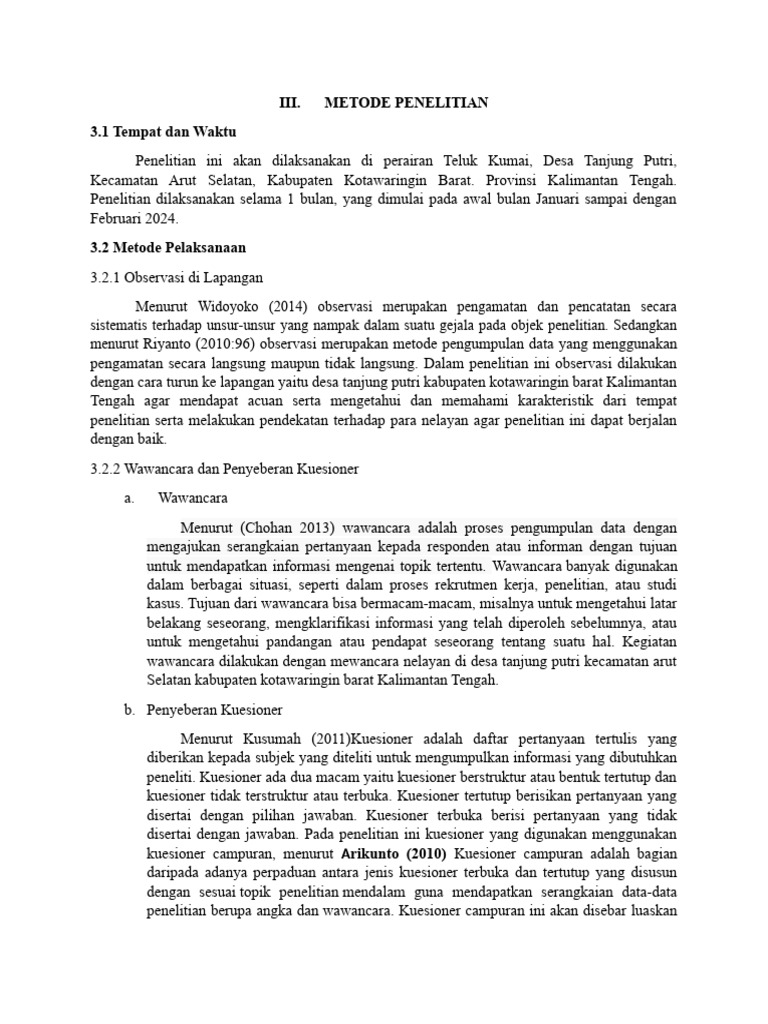 Bab 3 Proposal | PDF