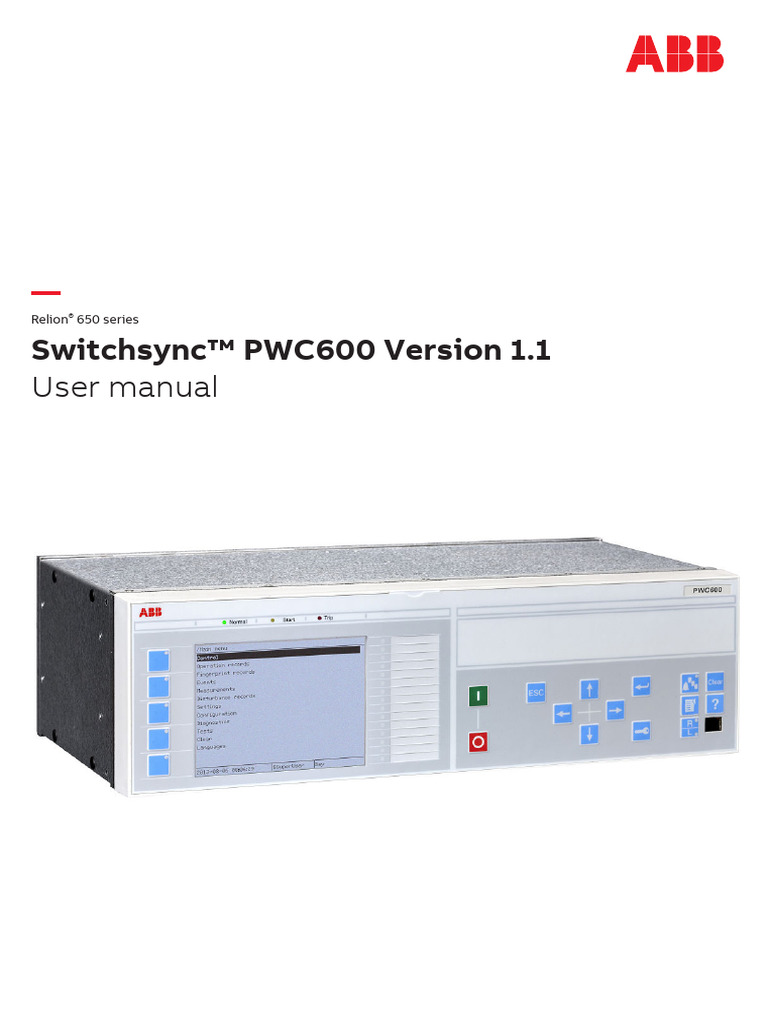 Abb Switchsync Pwc600 | PDF | Electromagnetic Compatibility | Capacitor