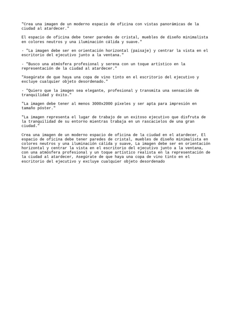 Prompt para Dall E3 | PDF