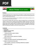 200+ Basic Oromo Language Words & Phrases You Should Know | PDF ...