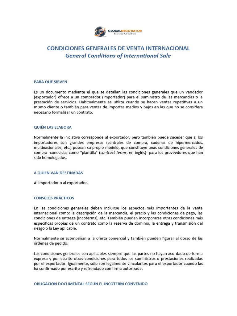 Condicions Generals