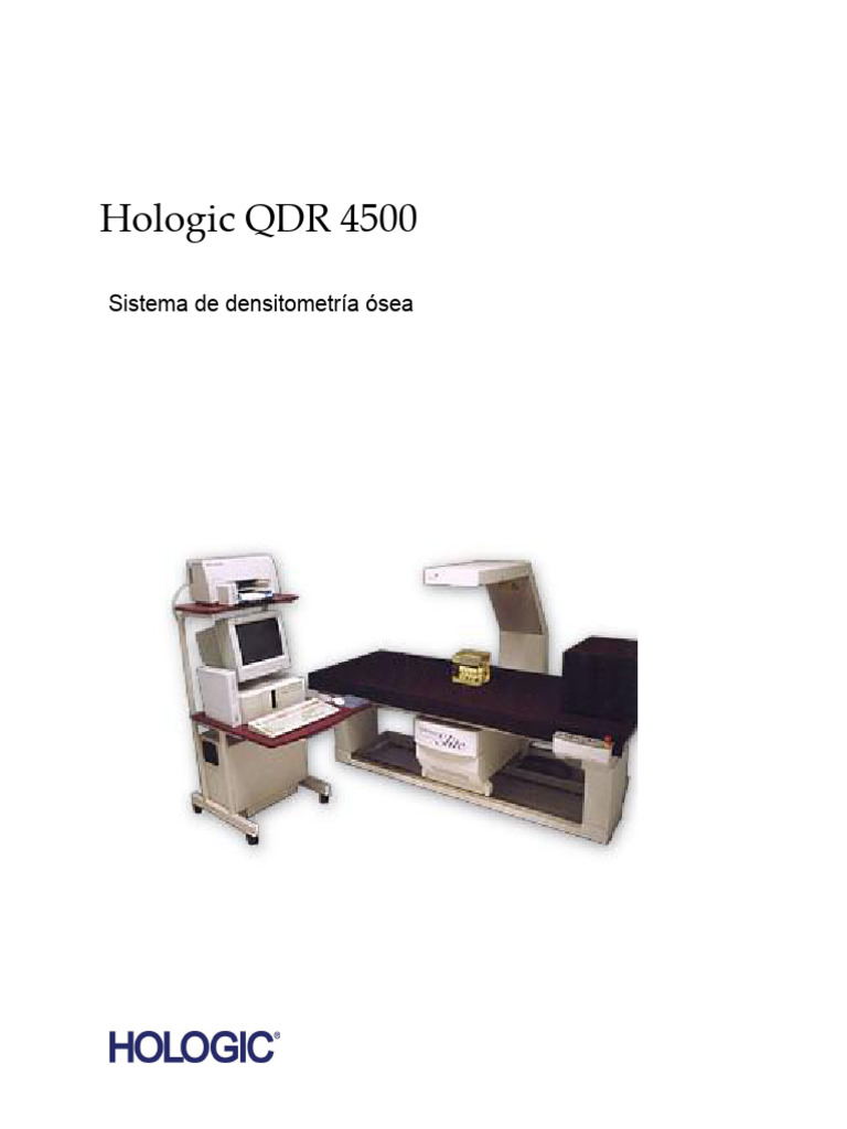 Manual de Usuario Hologic QDR 4500, Español | PDF | Sistema ...