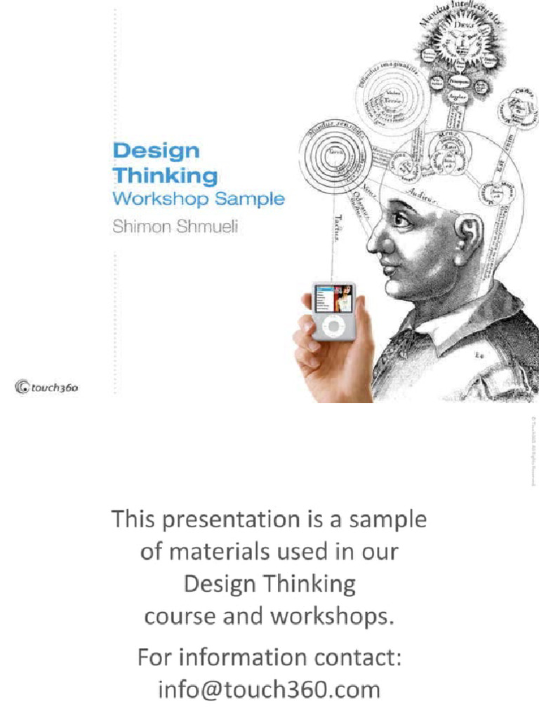 Design Thinking Workshop Sample | PDF