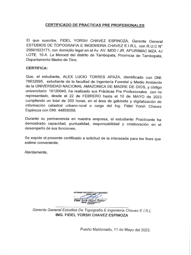 Practica Pre Prof II Torres Apaza Alex Lucio-5 | PDF