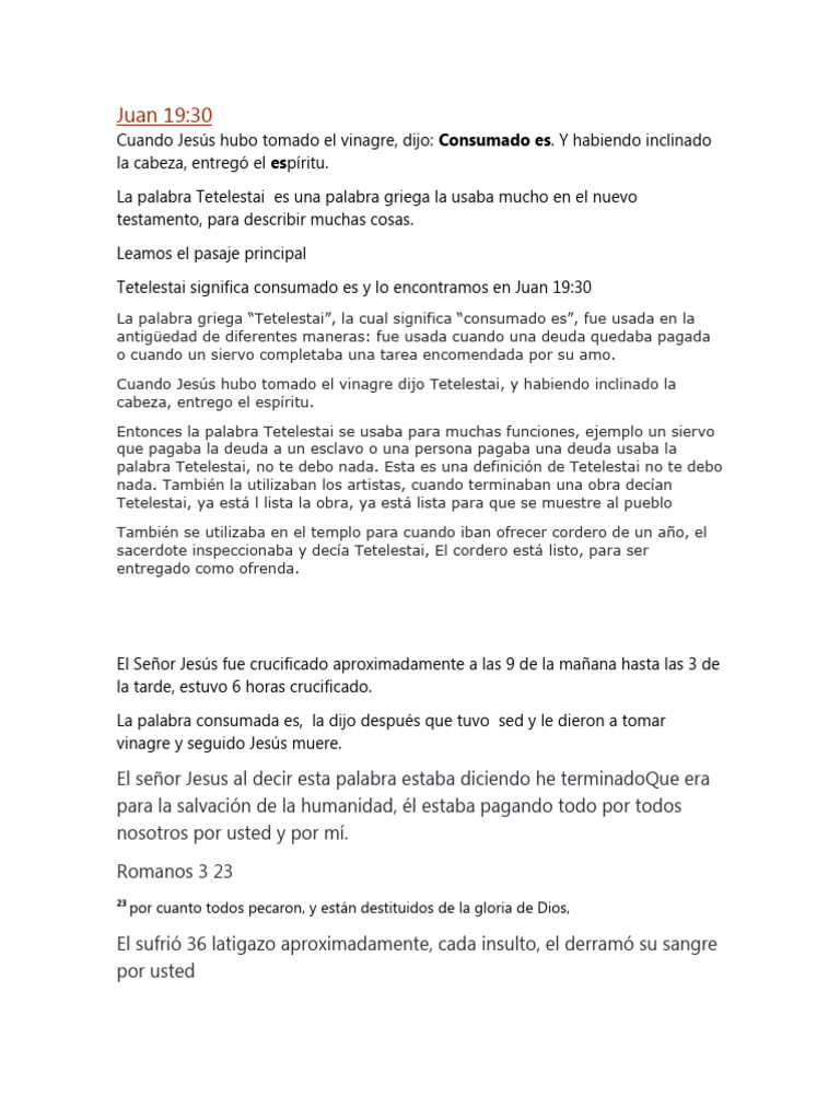 Consumado Es Pdf Cristo Título Jesús