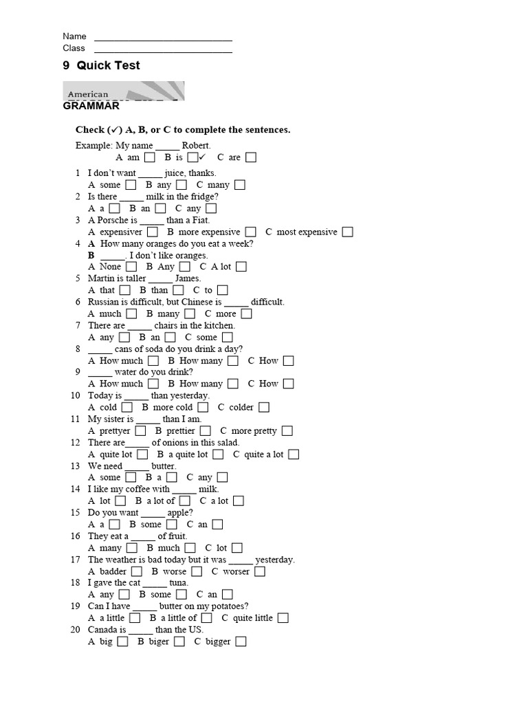 AEF1 File9 QuickTest Custom | PDF | Salad | Cuisine