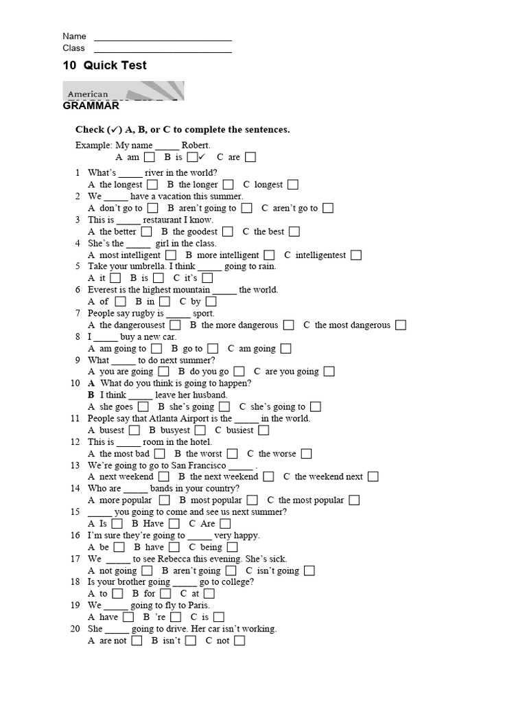 AEF1 File10 QuickTest Custom | PDF | Linguistics