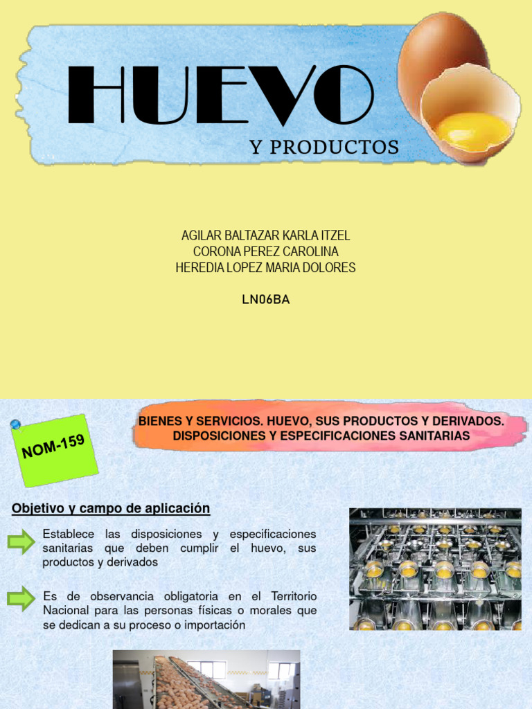 huevo presentación | PDF | Huevo como alimento | Alimentos