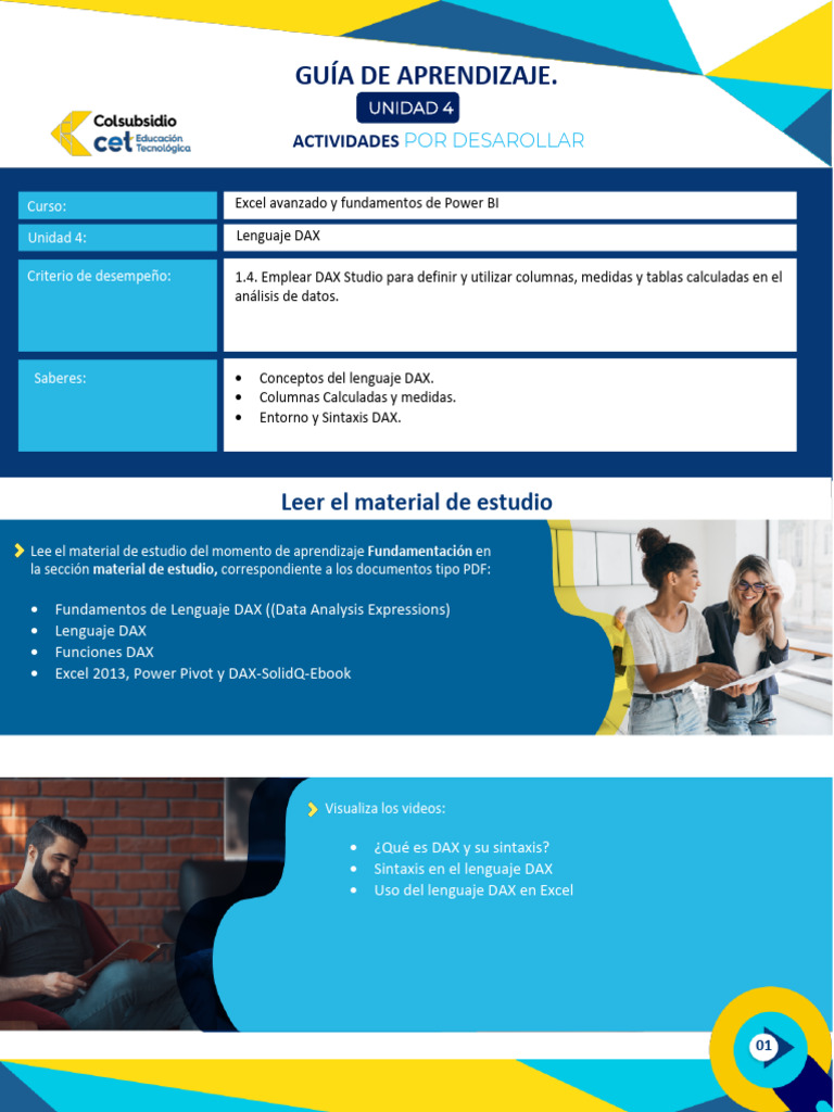 Guía de Aprendizaje Unidad 4 - Copy (2) | PDF | Lenguaje de programación | Evaluación