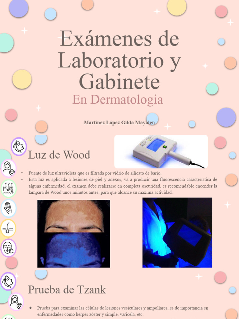 Exámenes Diagnósticos en Dermatología | PDF | Mycobacterium | Las bacterias