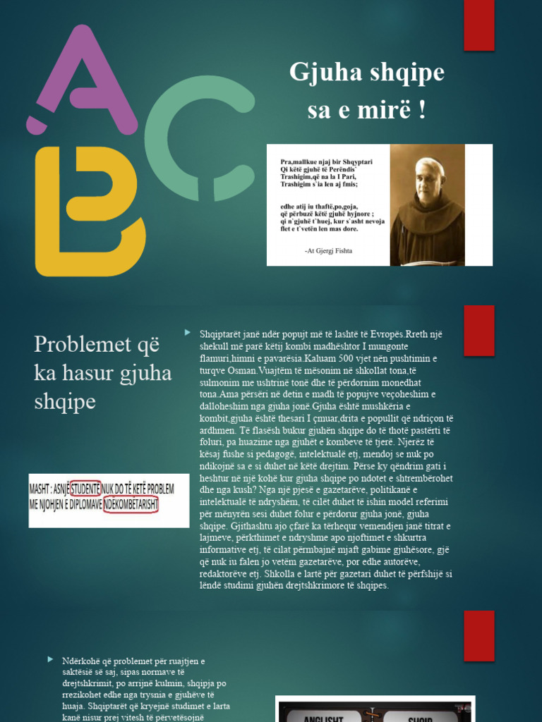 Prejekti Konkursit Gjuhe Shqipe | PDF