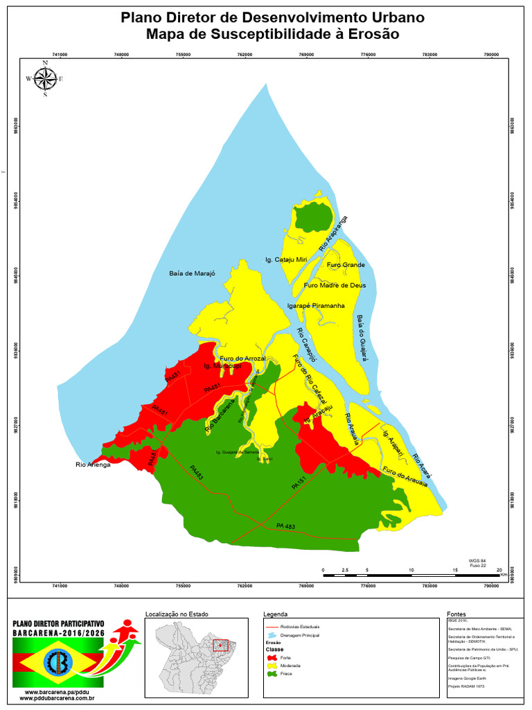 PDDU_Barcarena_2016_-_Mapa_de_Susceptibilidade_a_Eroso | PDF