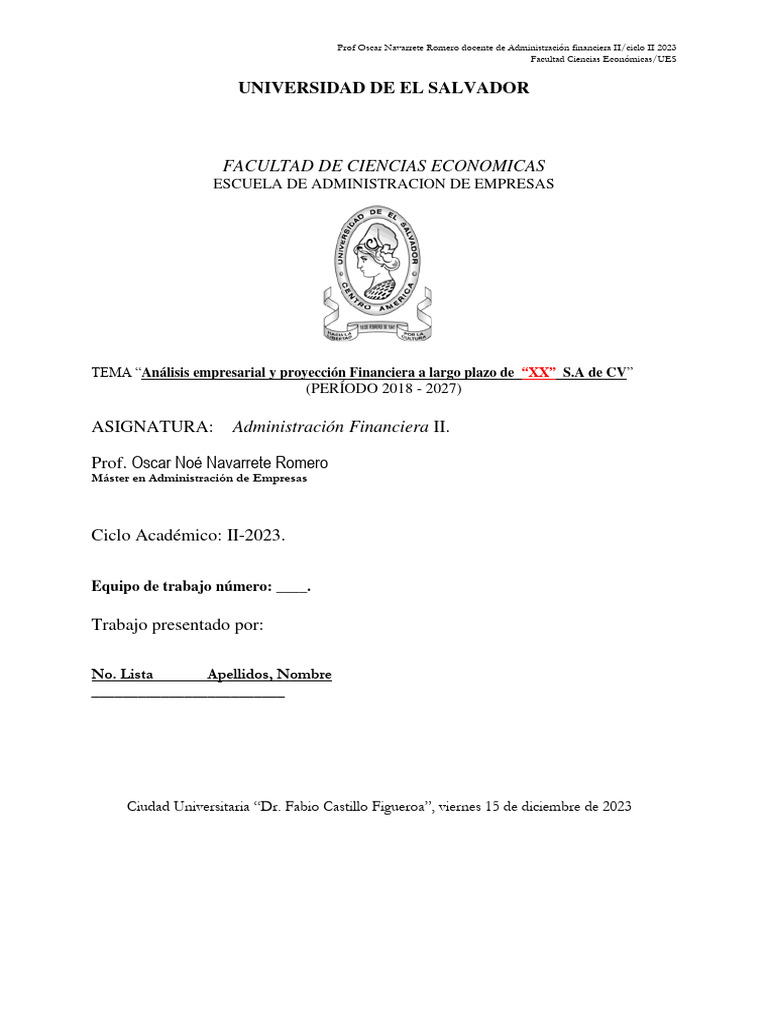 Guia Trabajo Afi 2 Ciclo 2 2023 Ind Pan | PDF | Business | Compartir (Finanzas)