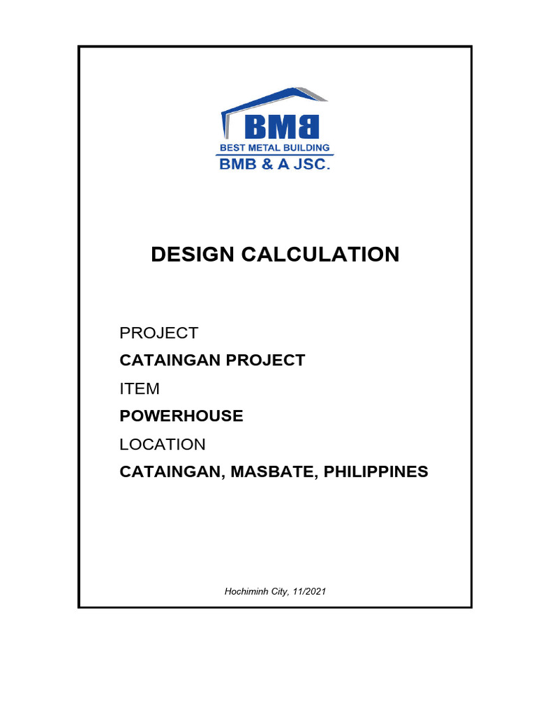 Engineering Design Calculations | PDF | Civil Engineering | Structural ...