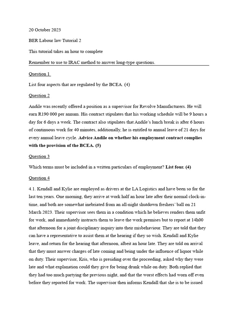 BER Tut 2 | PDF | Justice | Crime & Violence