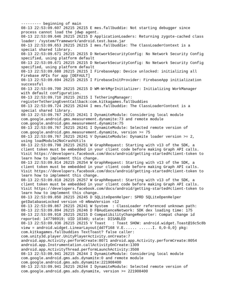 Mod Menu Log - Com - Kitkagames.fallbuddies | PDF | Library (Computing) | Android (Operating System)