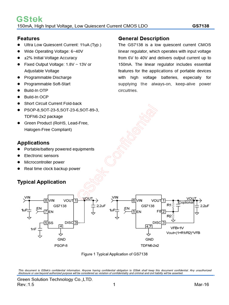 GS7138 GStek | PDF | Electrical Engineering | Electricity