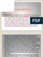 Badminton Stances and Techniques Explained | PDF | Sports | Athletic Sports