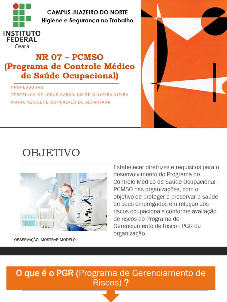 6 NR 7 Pcmso | PDF | Fator de risco | Medicina Clínica