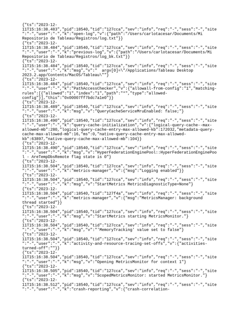 Log | PDF | Application Software | Computer Science