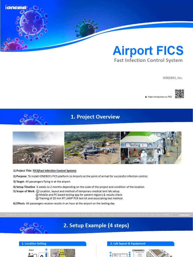 Airport FICS (Fast Infection Control System) Introduction - 0916 | PDF ...