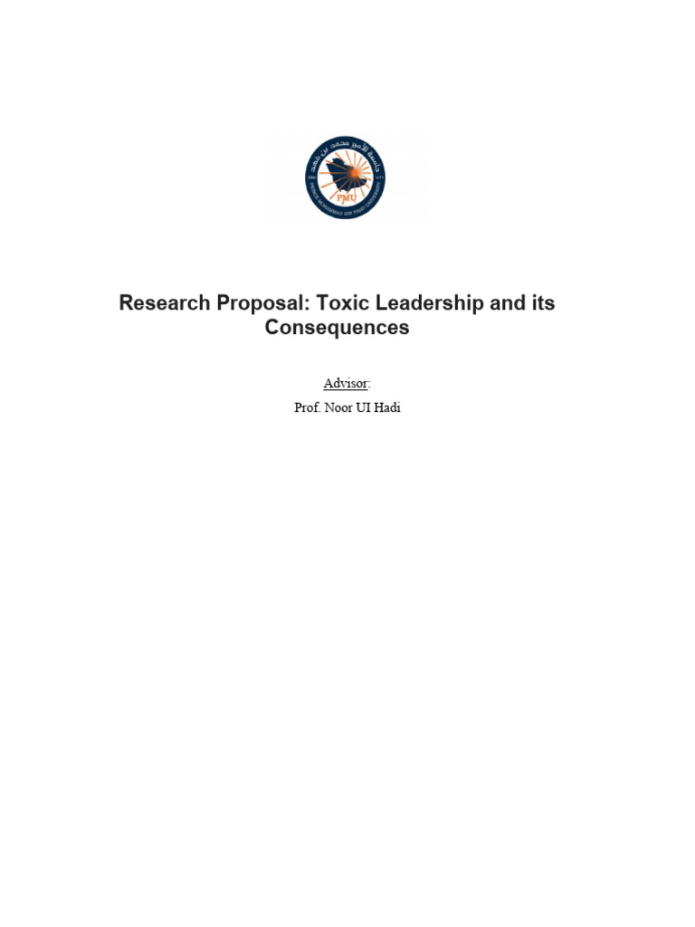 Understanding Toxic Leadership Effects | PDF | Leadership | Sampling ...