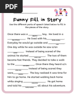 Thanksgiving Fill in The Blank Story | PDF | Language Arts & Discipline ...