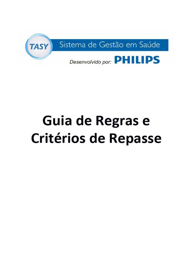 Guia de Regras e Critérios de Repasse | PDF | Cálculo