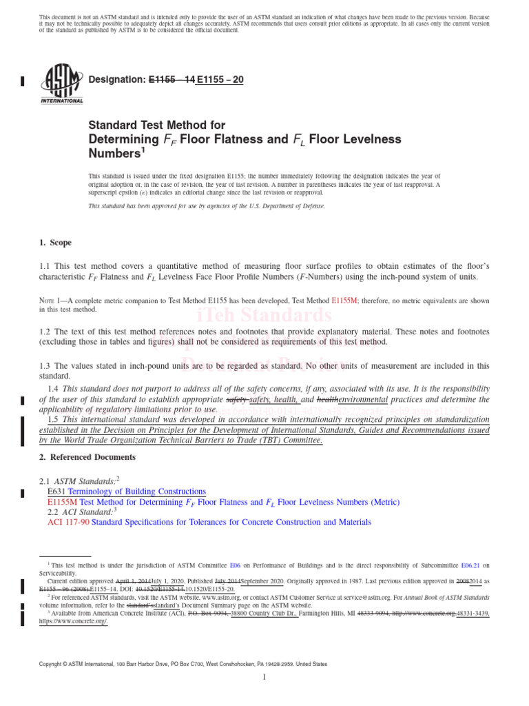 Astm E1155 20 | PDF | Curvature | Measurement
