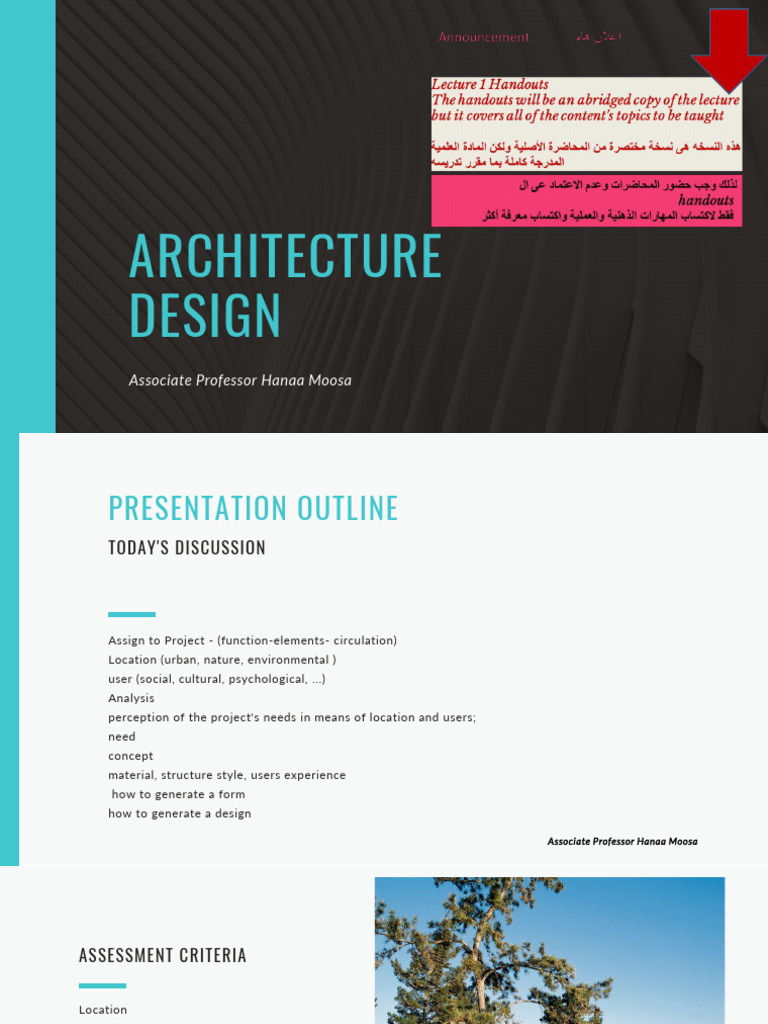 Handout Project Lecture 1 | PDF