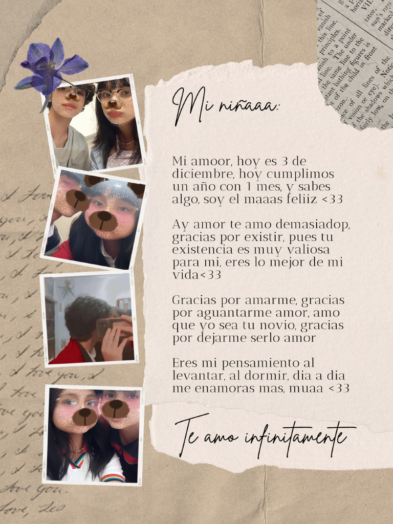 CARTA DE AMOR | PDF