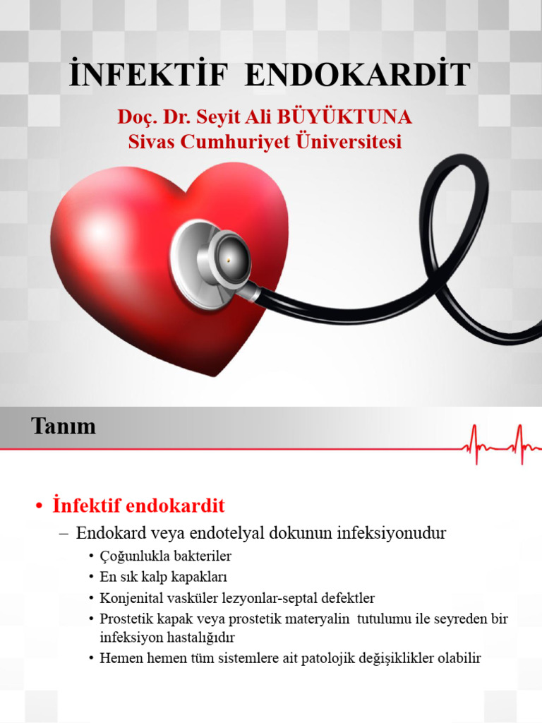 İnfektif Endokardit (29.11.2023) | PDF