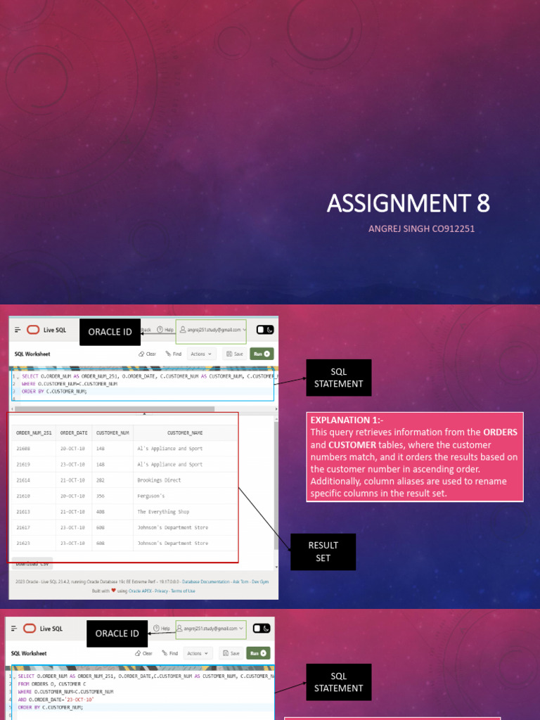 Assignment 8 CSSD 2206 | PDF | Data Management | Information Science