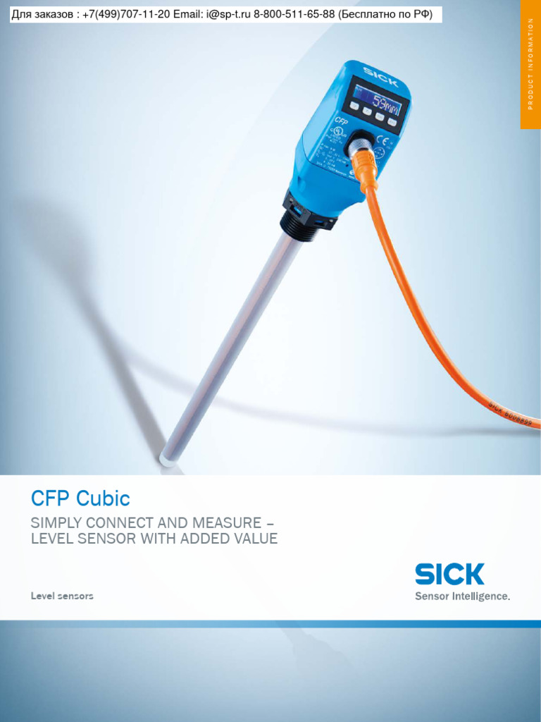 Datchiki Urovnya Sick Rukovodstvo Po Ekspluatatsii en | PDF | Bipolar Junction Transistor | Sensor