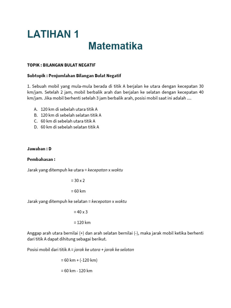 Latihan Soal Ujian Kelas 6 Sd Pdf