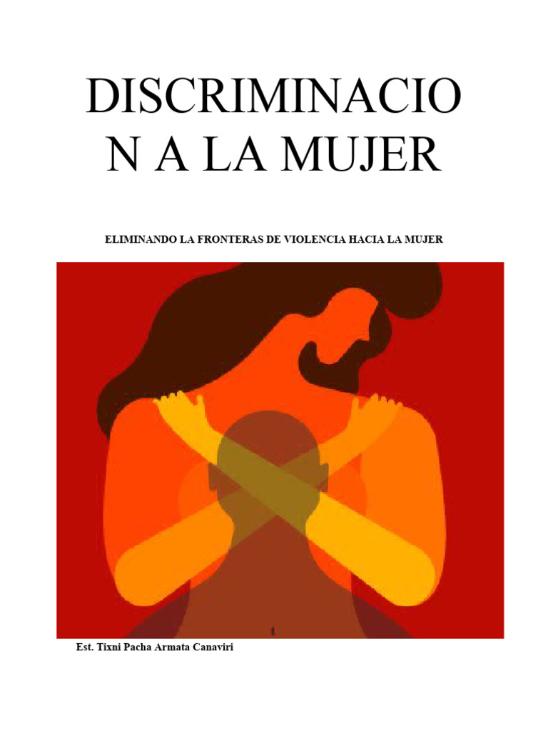 Discriminacion A La Mujer | PDF | La violencia contra las mujeres | Violación