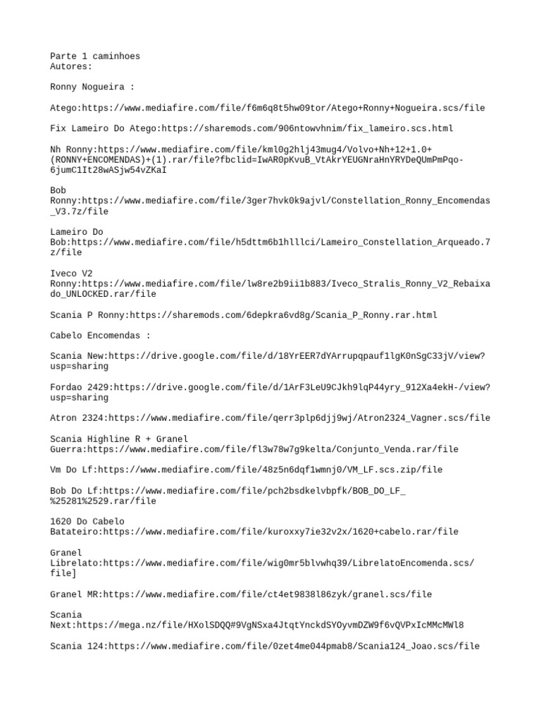 Mods Vazados Gustavo | PDF | Communication Software | Computer File