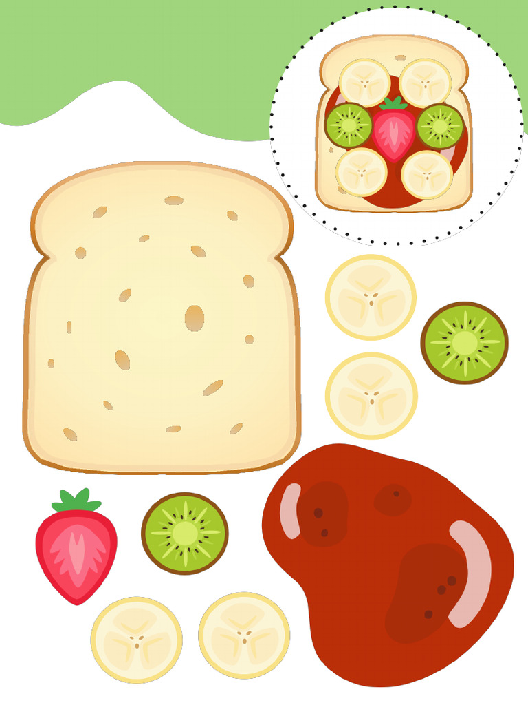 FOOD SERIES Cut and Paste Activity | PDF