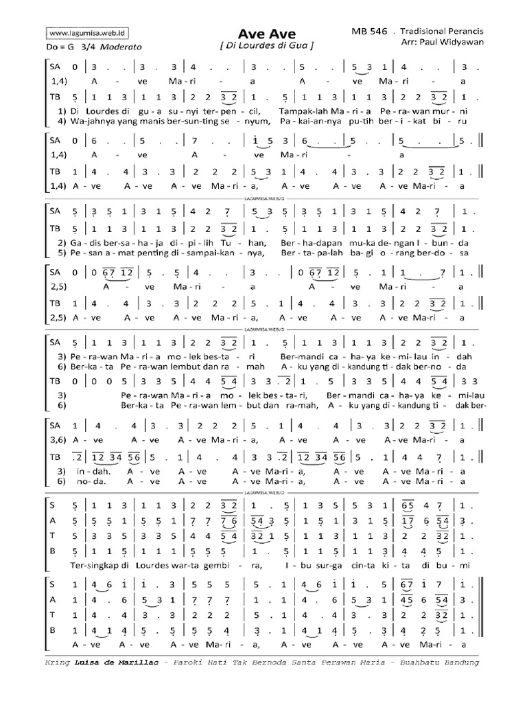 DiLordes Di Gua - Madah Bakti | PDF