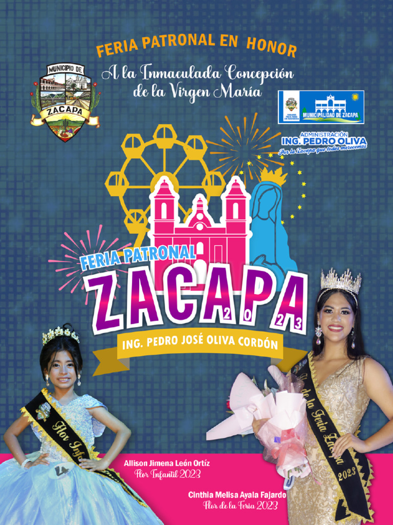 Programa Oficial de Feria Zacapa 2023 | PDF