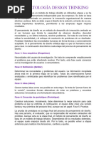 5 Etapas del Design Thinking | PDF | El pensamiento de diseño | Diseño
